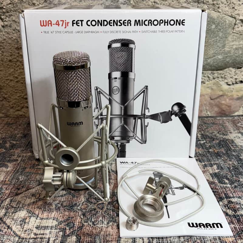 Warm Audio WA-47jr Fet Condenser Microphone W/ Box & | Reverb
