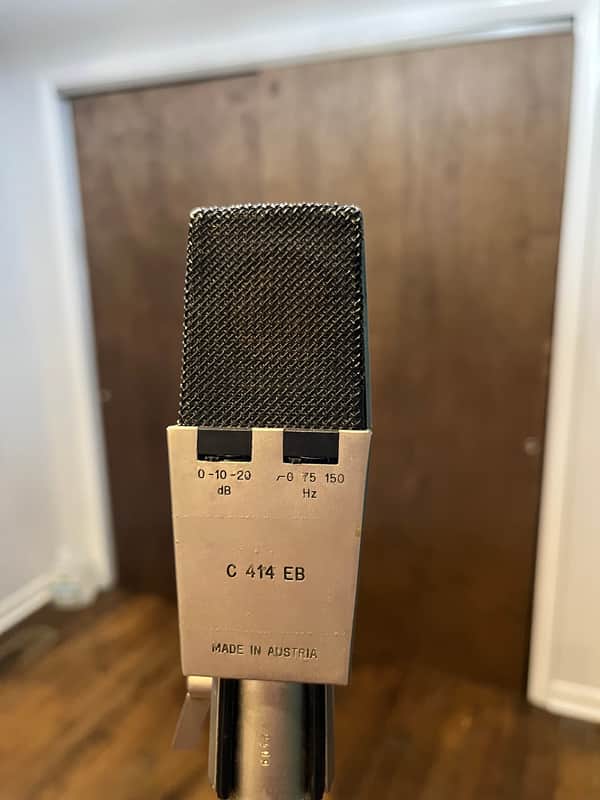 AKG C414 EB with Nylon CK12 Capsule 1976 - Silver | Reverb