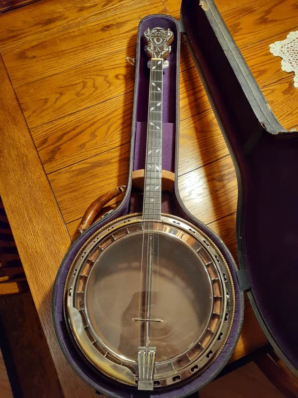 Epiphone Recording A tenor banjo, 19 fret, excellent | Reverb