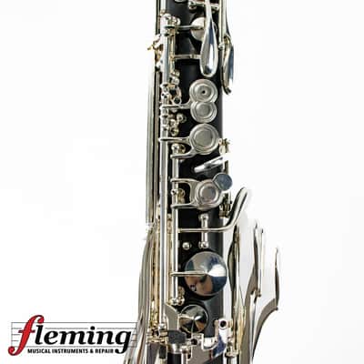 Backun Model Q Bass Clarinet Low C, Grenadilla, Silver-Plated | Reverb