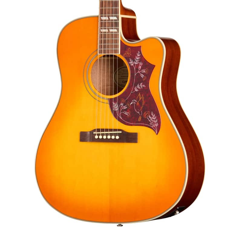 Epiphone Hummingbird Studio EC Heritage Cherry Sunburst | Reverb
