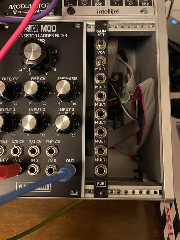 AJH Synth Gain Switch Multi - Black Panel 2020s - Black | Reverb