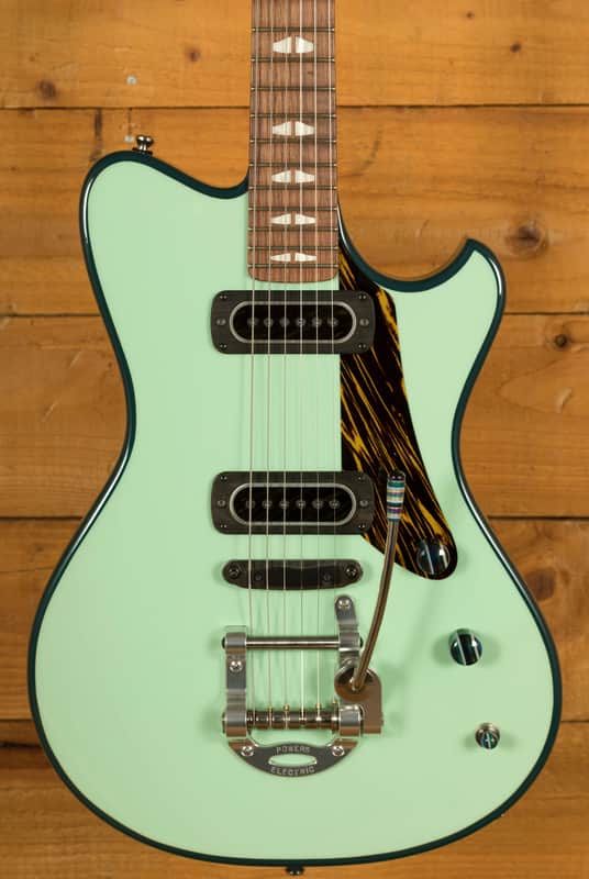 Powers Electric A-Type | Mint/Fjord Green | Reverb