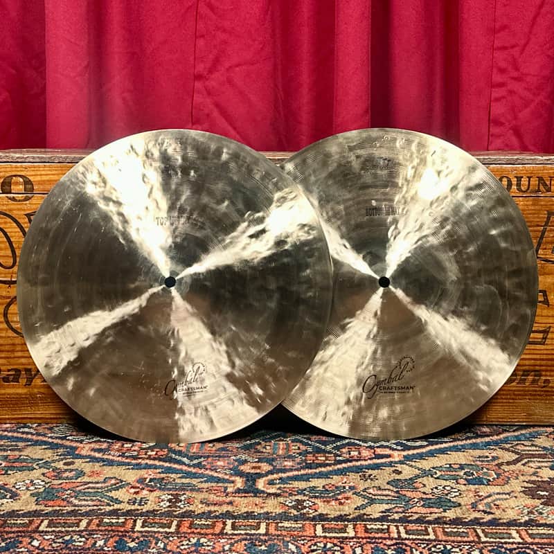 14" Cymbal Craftsman EAK Style Hi-Hat Cymbal Pair 1048g/1298g | Reverb