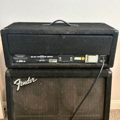 Fender M80 Chorus Head mid-80’s - Black | Reverb