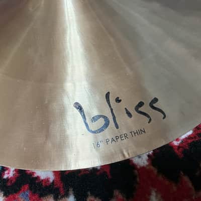 Dream Cymbals Bliss Series 16” Paper Thin Crash - Brass | Reverb