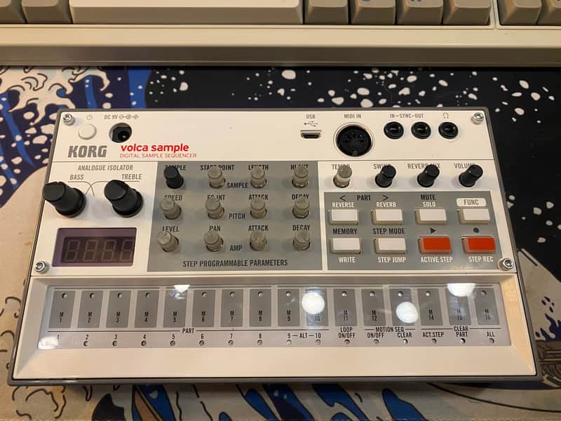 Korg Volca Sample 2 Digital Sample Sequencer 2020 White | Reverb