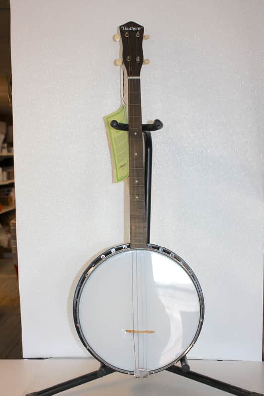 Harmony 4800 4 String Open Back Banjo With Case | Reverb