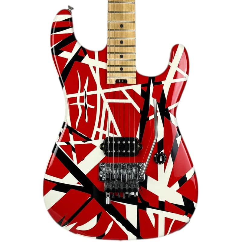 EVH Eddie Van Halen Striped Series Superstrat 2014 - Red | Reverb