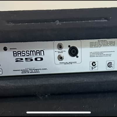 Fender Bassman 250 HD 2005 - Black | Reverb