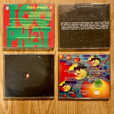 8-CD Vintage 90s Sample Library: e-LAB Synthasia, Big Fish | Reverb