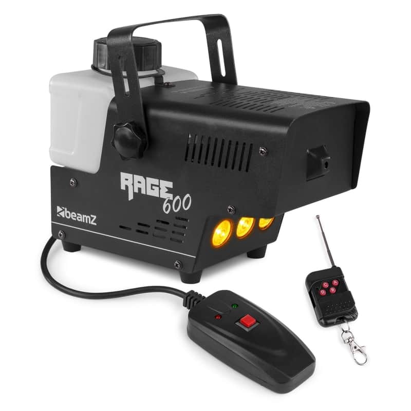 BEAMZ - RAGE600LED - Machine à fumée 600 W, effet LED ambre | Reverb