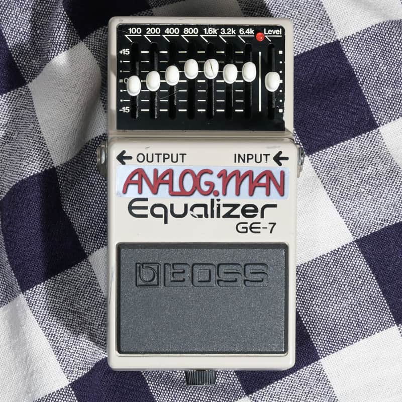 ANALOGMAN Boss GE-7 Equalizer - Black Label Taiwan | Reverb Australia