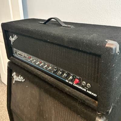 Fender M80 Chorus Head mid-80’s - Black | Reverb