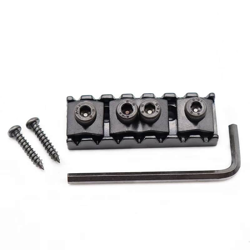 Black 7 String Guitar Bridge Tremolo Locking Nut | Reverb