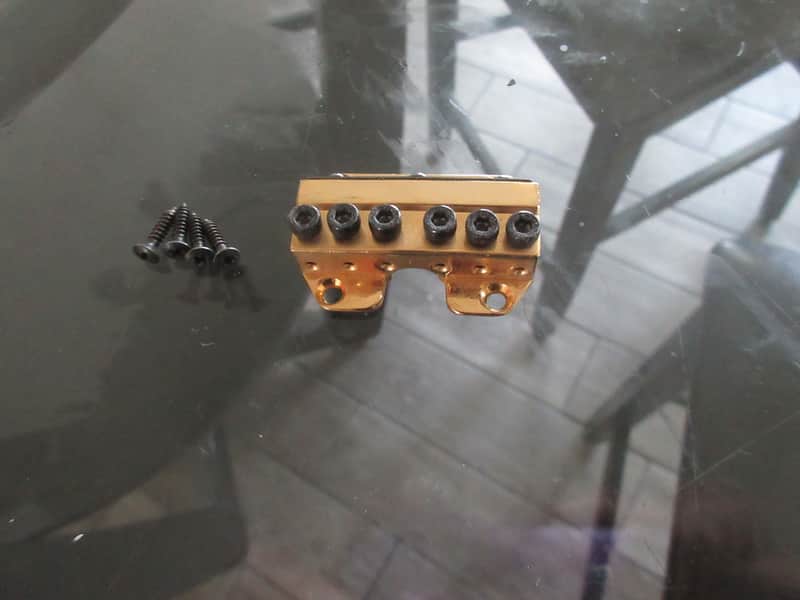 Vintage 1980s Washburn Gold Locking Nut Wonderbar Answer | Reverb