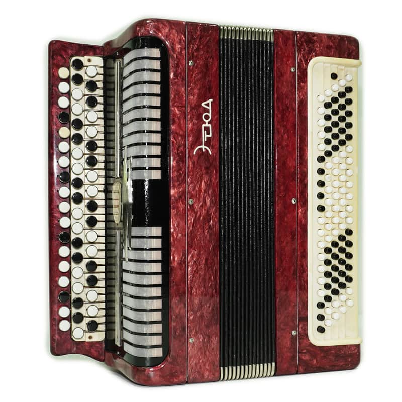 Tulskiy Russian Bayan Etude, 3 Row Chromatic Button Accordion | Reverb