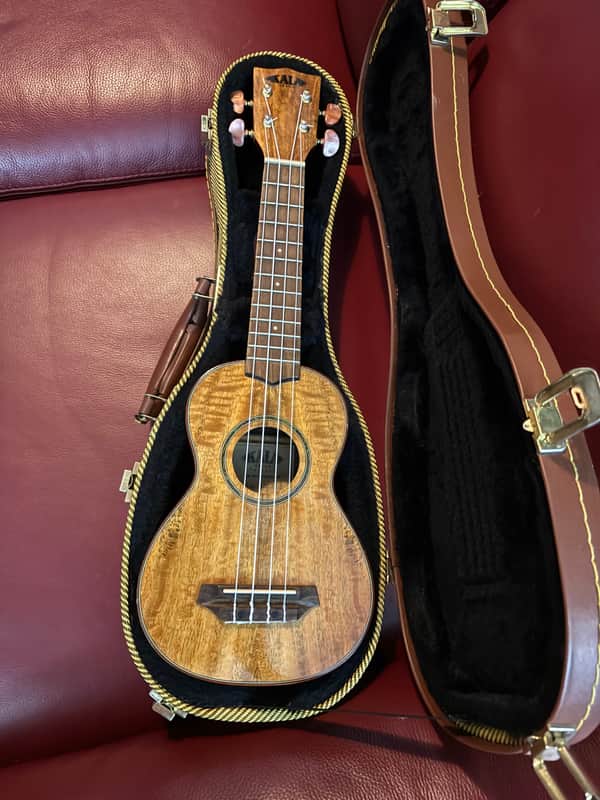 Kala KA-MS Ukulele 2012 - Curly Mango/Mahogany Trim | Reverb