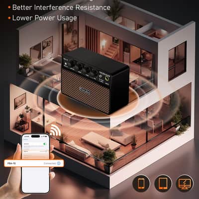 Flatsons FBA-10 Guitar Amp, 10W Mini Electric Guitar | Reverb