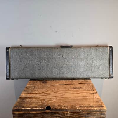 1960's Silver Fender Mustang Bass Case | Reverb