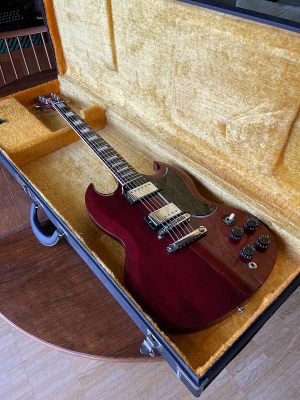 Greco SG600 (SG-600) 1976 - SG Standard - Wine Red - Ebony | Reverb