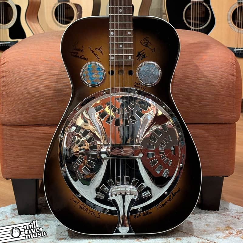 Dobro D60 (?) 1995 Signed Resonator w/ Hard Case Used | Reverb