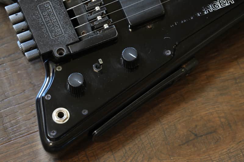 1980s Steinberger USA GP2S Headless Electric Guitar Black + | Reverb