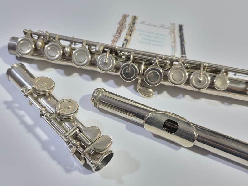 Vintage Nikkan (Yamaha) Nickel Silver Flute Closed Hole | Reverb