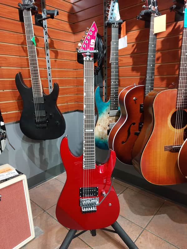 ESP LTD M-1 Custom '87 - Candy Apple Red | Reverb