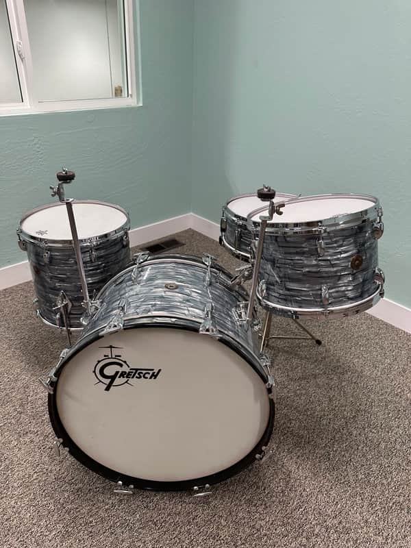 1962 Gretsch Round Badge - Midnight Blue Pearl | Reverb