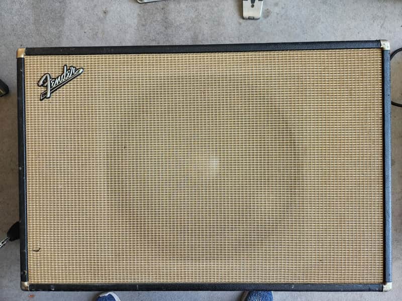 Fender Showman Cabinet 1965 - ish - black | Reverb