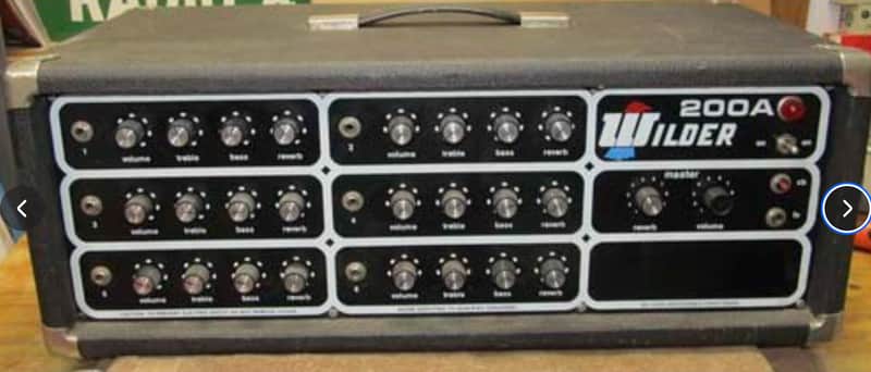 Wilder 200A 1970-1971 - Black Tolex | Reverb