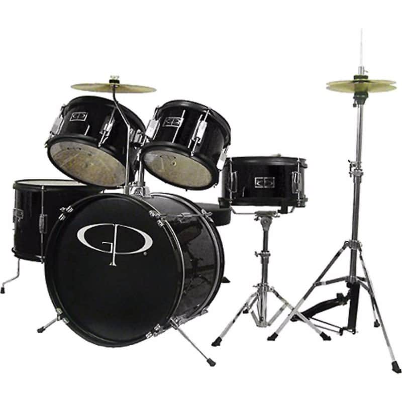 GP Percussion GP55BK 5-Piece Junior Drum Set with Cymbals and | Reverb