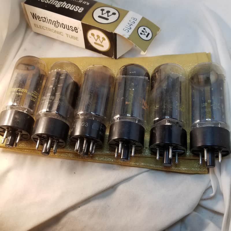 Westinghouse ONE (1) 5U4GB tNOS AT1000 TESTED Vacuum Tube USA | Reverb