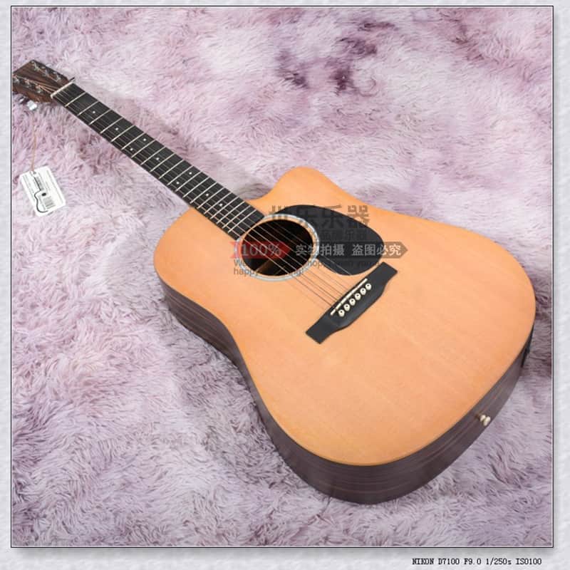 Martin DCX1AE MACASSAR acoustic guitar Log color | Reverb