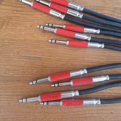 10x TT Bantam Patch Cables Van Damme Neutrik NP3TT-1 | Reverb