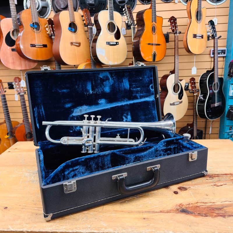 Blessing Alpha BK Silver Bb Trumpet w/Case | Reverb