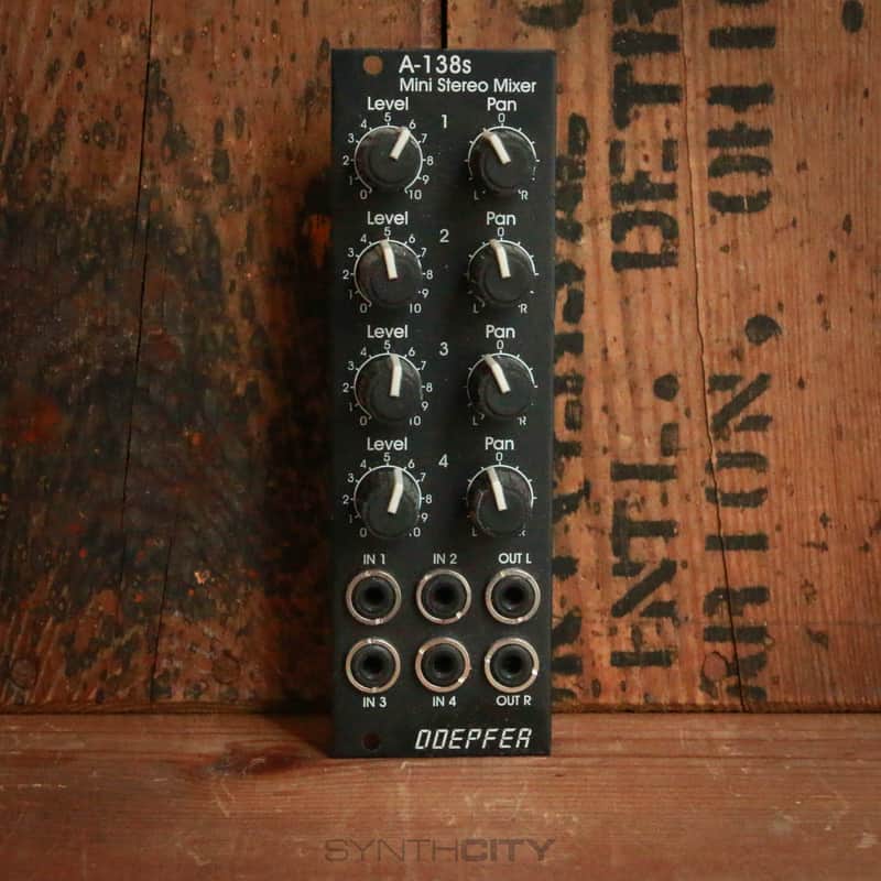 Doepfer A-138s Mini Stereo Mixer 2010s - Black | Reverb