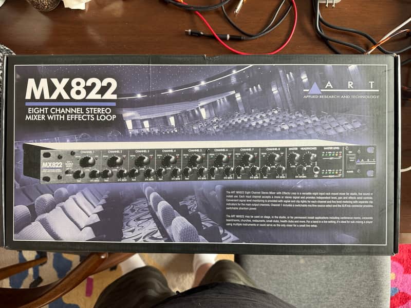 ART MX822 8-Channel Line Mixer with Effects Loop 2013 - | Reverb