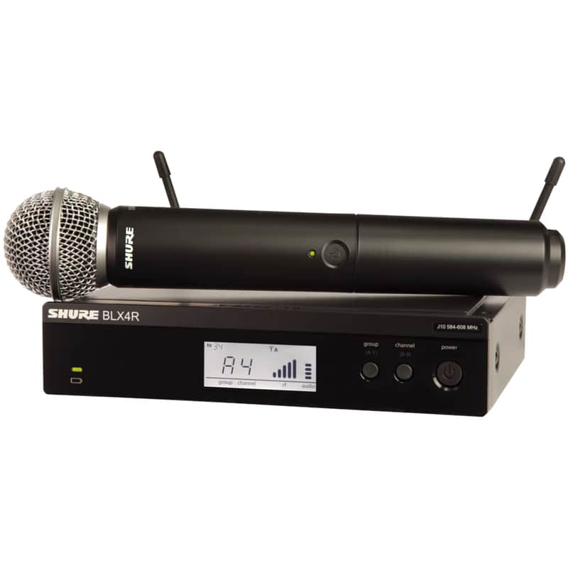 Shure BLX24R/SM58 Wireless Rack-Mount System with SM58, H9 | Reverb