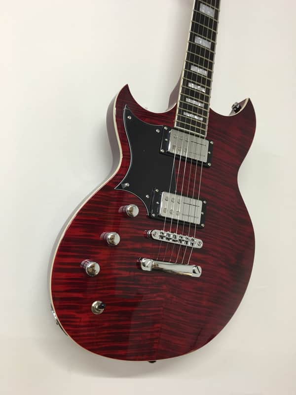 Reverend Sensei RA Lefty Guitar Wine Red Flame Maple | Reverb Latvia