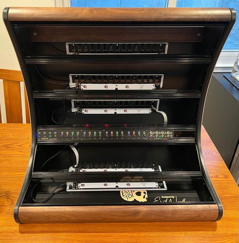 Eskatonic Modular Volkskabinett 15U+1U / 120HP Black Eurorack | Reverb