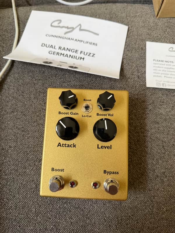Cunningham Dual Range Fuzz RCA-Germanium 2025 | Reverb