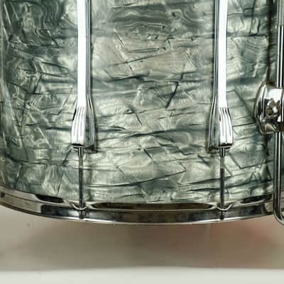 1976 Ludwig Mach 5 Floor Tom, Sky Blue Pearl, 16" x 16", | Reverb