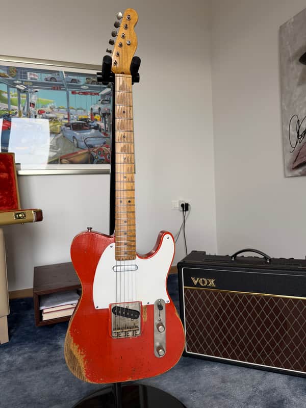 Nacho Banos Early 50s TELECASTER 2018 - MANZANA RED | Reverb