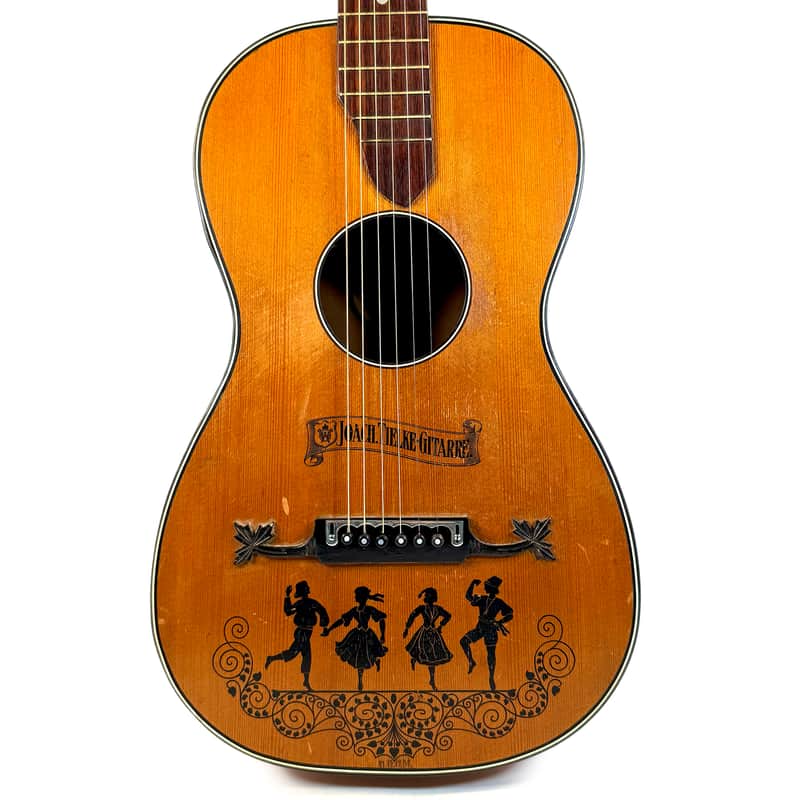 Parlor Guitar Label Caspar Eder (Joach. Tielke Gitarre) | Reverb UK