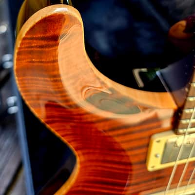 PRS Custom 22 Tremolo 10-Top 2008 - Tiger Eye | Reverb