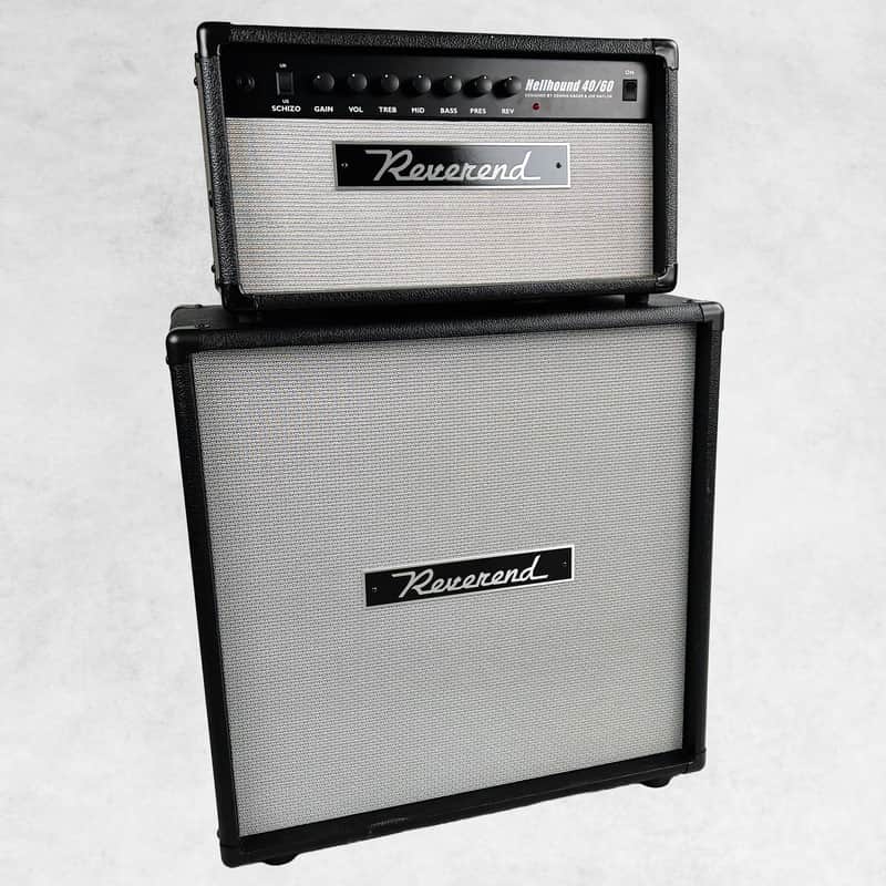 Reverend Hellhound 40/60 Head & 4x10" Cabinet Amplifier Stack | Reverb