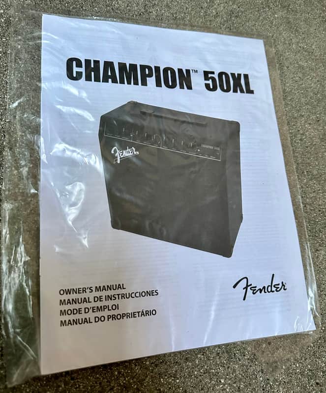 Fender Champion 50 XL 2-Channel 50-Watt 1x12" Solid State | Reverb