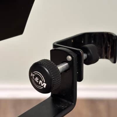 K&M 115/2 Clamp-on Sheet Music Holder 2010s - Black | Reverb